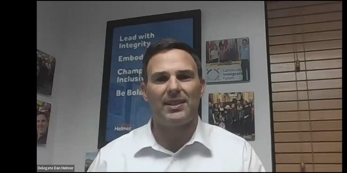 Our "Winning Virginia" Discussion w/Delegate Dan Helmer, The Republican ...