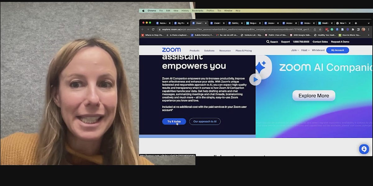 Zoom AI Companion: Product-led growth + psychology = ‘yes, and’? 👩‍💻