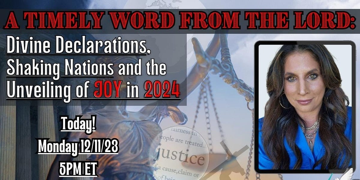 A Timely Word from the Lord: Divine Declarations, Shaking Nations and ...