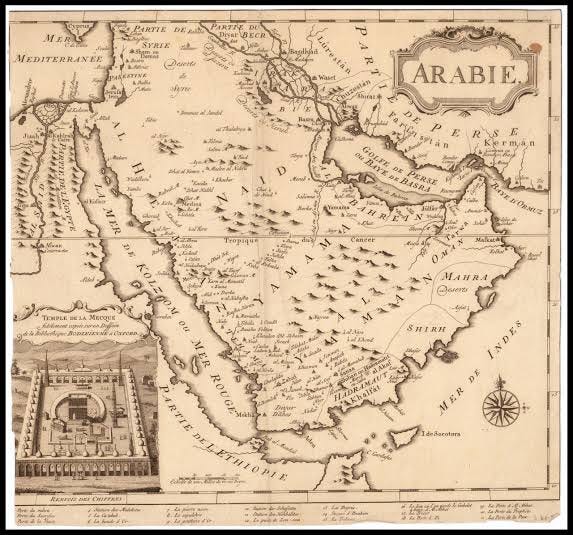 Finding Mecca On The Map - by Lillah