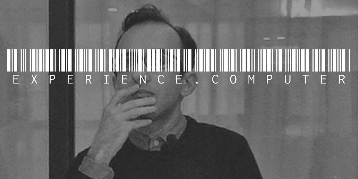 Reza Negarestani - by Jay Springett - Experience.Computer