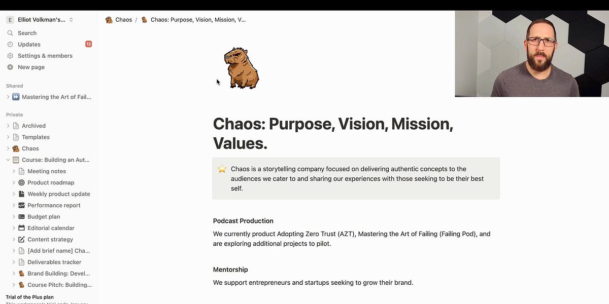 A Chaotic Brand Personality Building Example