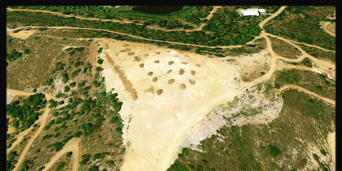 Google Shows What Appear to be Mass Graves on Epstein Island