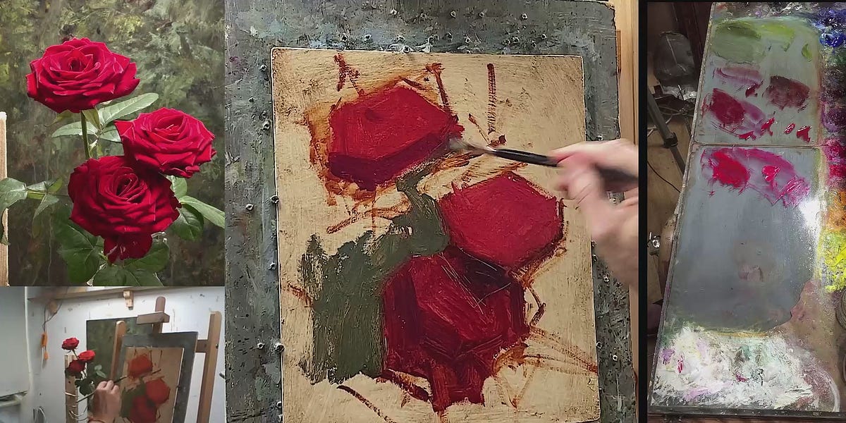 Dark Red Roses - part 2 - Alex Kelly Art