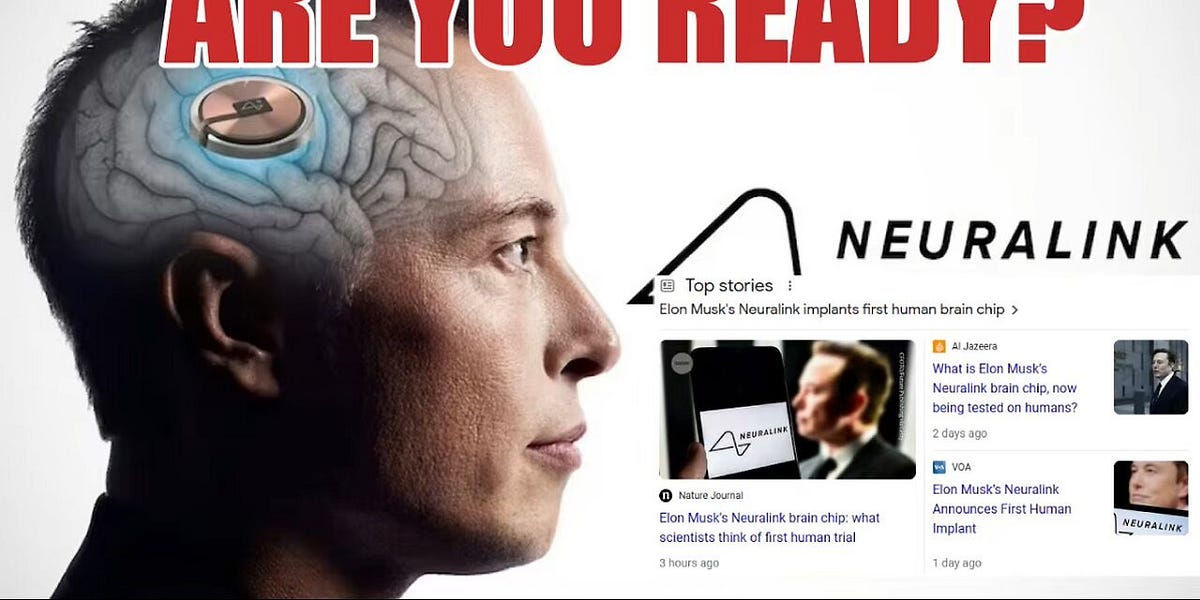 Elon's Brain Neuralink Chip in First Human Brain 1/29/24 - Are You ...