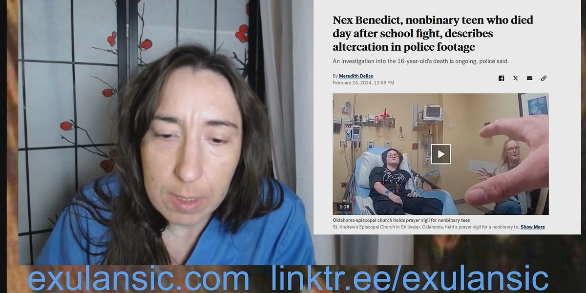 Exulansic Reacts to Dagny "Nex" Benedict Case
