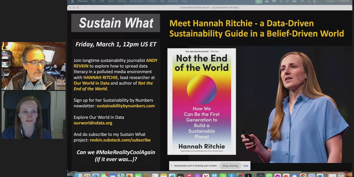 Hannah Ritchie Bravely Offers Up Data Amid a Maelstrom of Climate and ...