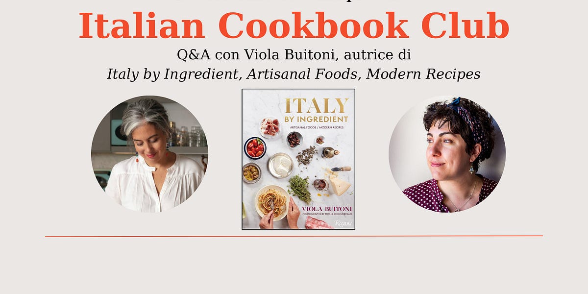 Replay! Q&A con Viola Buitoni, autrice di Italy by Ingredient