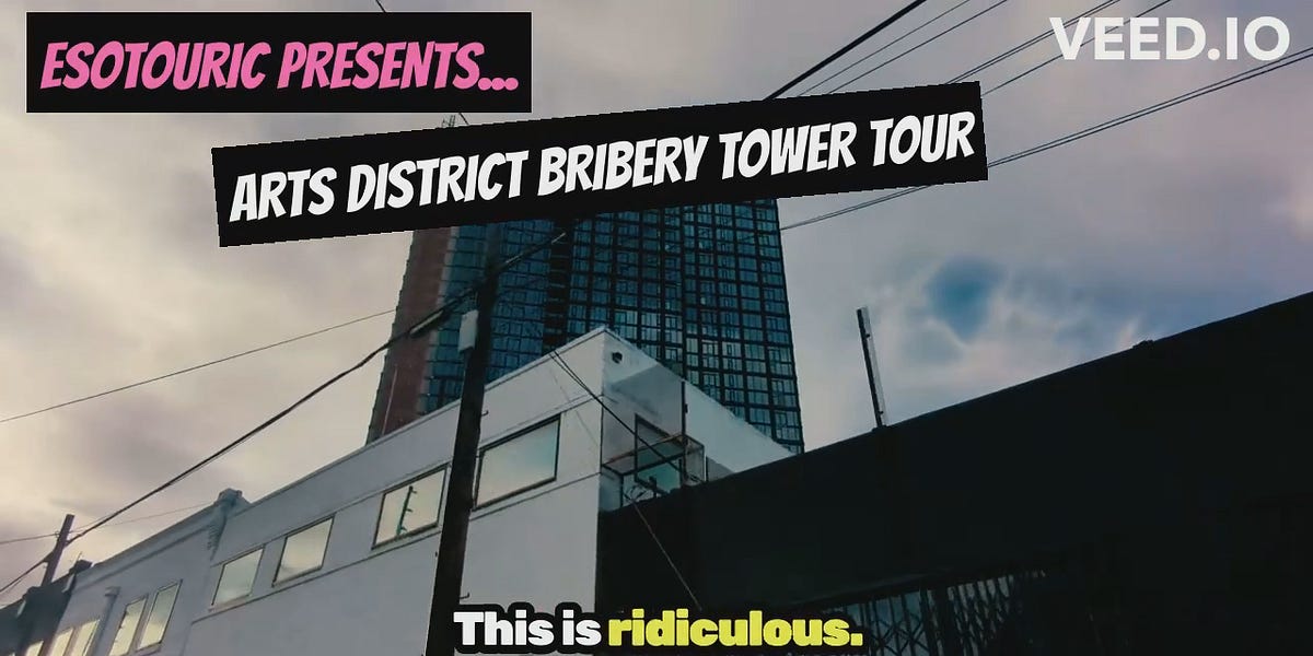 Jose Huizar isn't there, but he's on trial at the Federal Courthouse