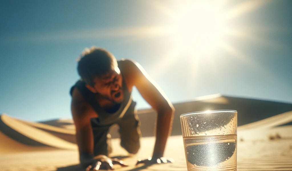 I Just Need a Damn Glass of Water - by Ray Downs