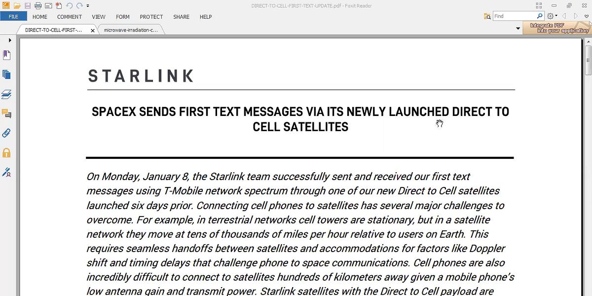 LETS TAKE A LOOK AT STARLINK AND SATELLITE COMMUNICATIONS