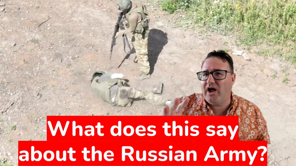 Did a Russian Soldier "Finish Off" his wounded Comrade