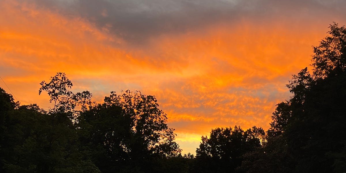 #1006 The quiet fire 火烧云 - by Wu Fei 吴非