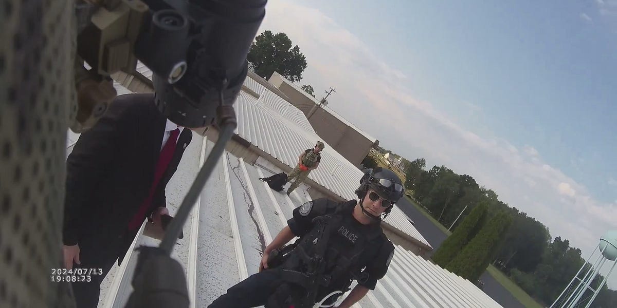 "Greg" the Counter-Sniper Apparently Left Post Directly Behind Crooks