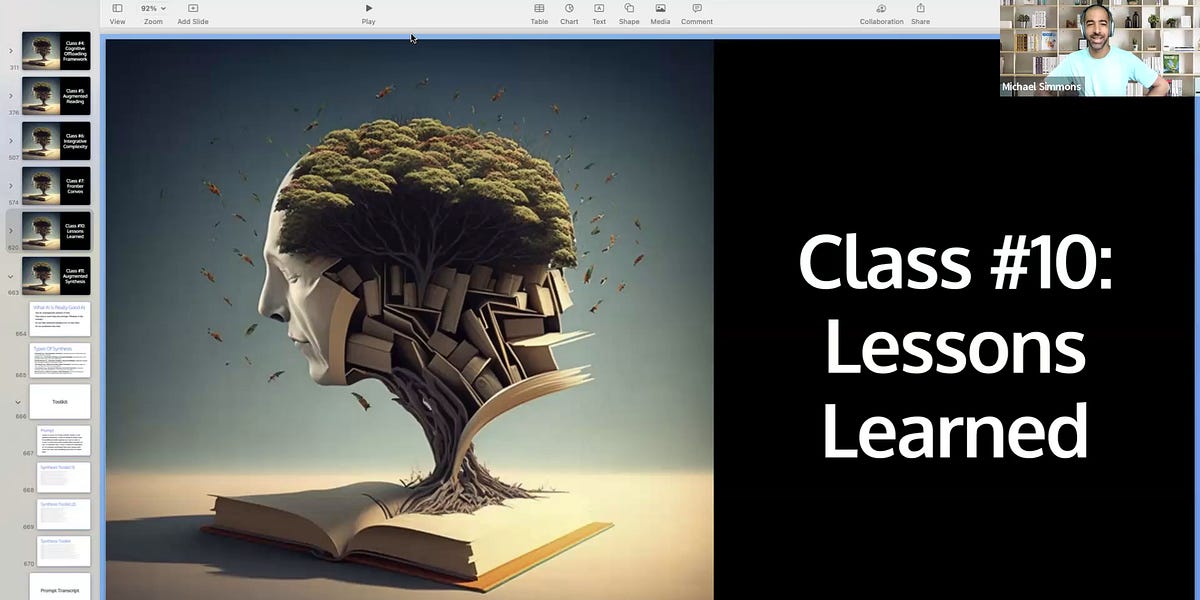 Augmented Intelligence Recording #10: Concretizing Lessons Learned