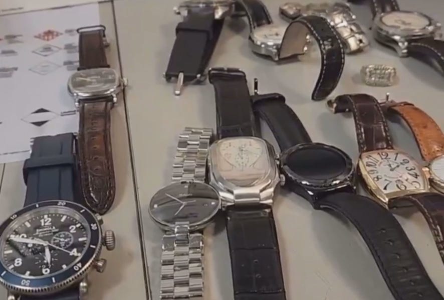 Video of Rudy Giuliani's Watches Being Shipped to Freeman & Moss