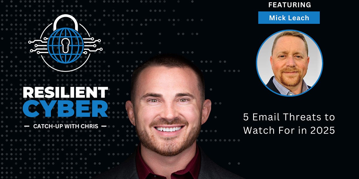 Resilient Cyber w/ Mick Leach - 5 Email Threats to Watch For in 2025