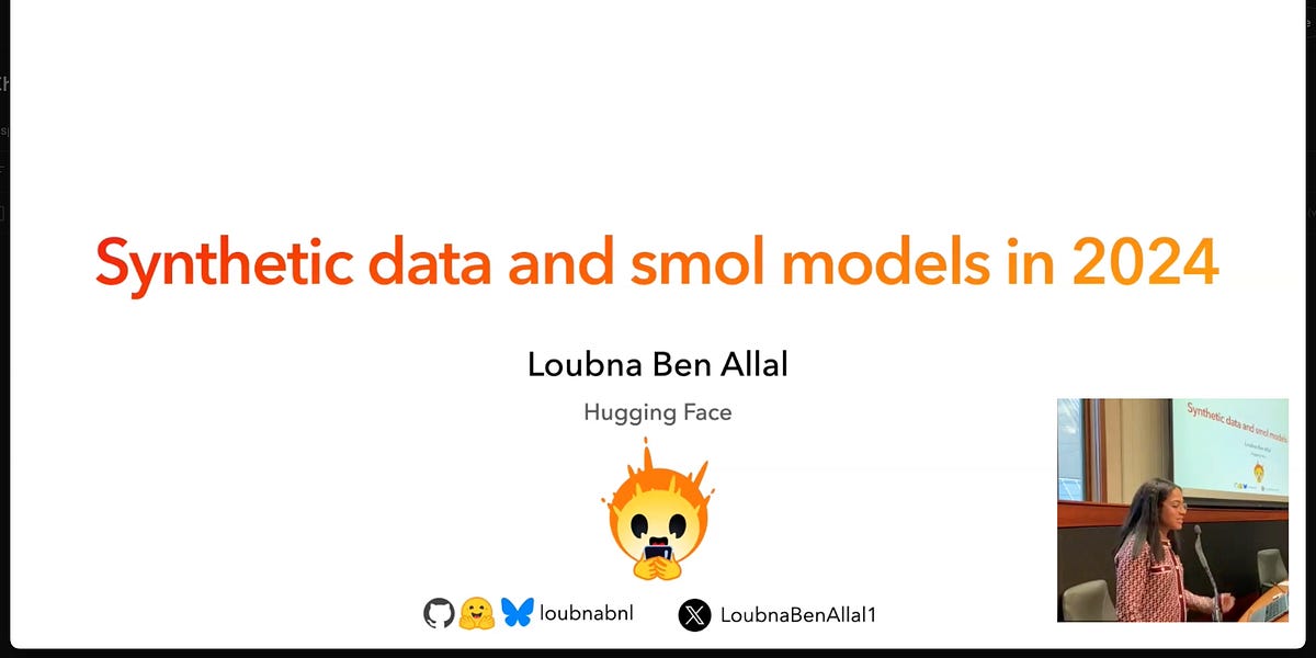 2024 in Synthetic Data and Smol Models [LS Live @ NeurIPS]