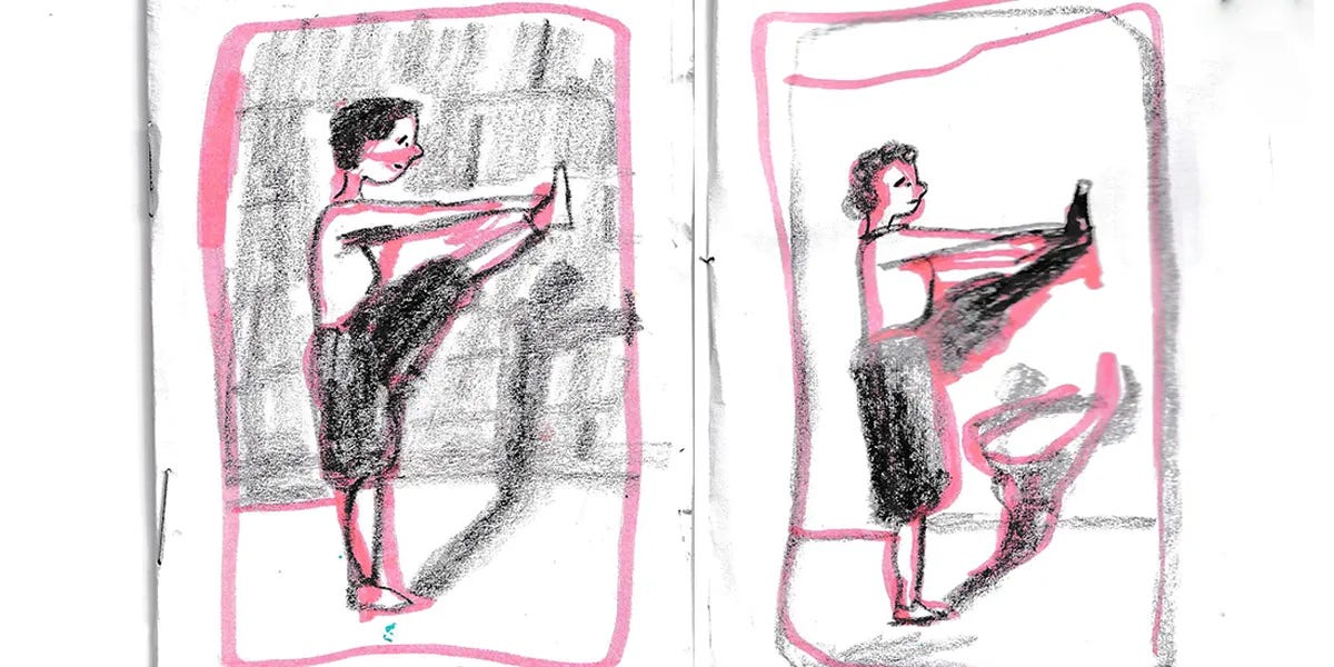 Switching on drawing mode - by Beth Spencer