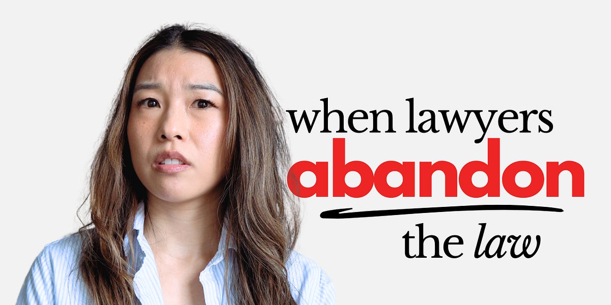The Fall of (Big)law - debrief with cece xie