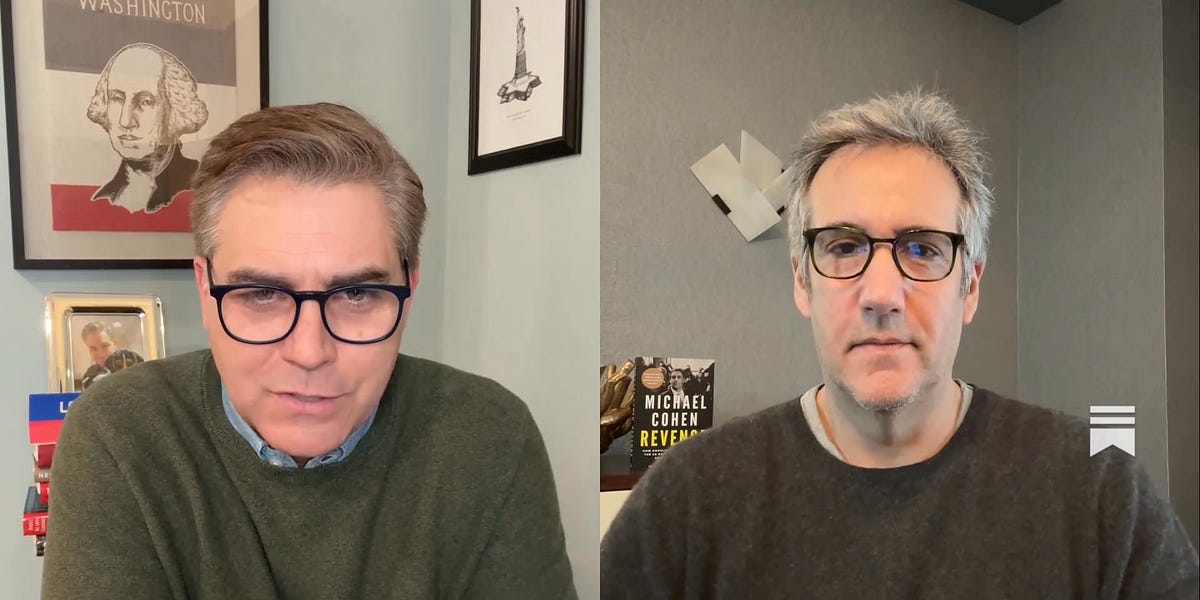 Comments - Michael Cohen has some choice words for Chuck Schumer and ...