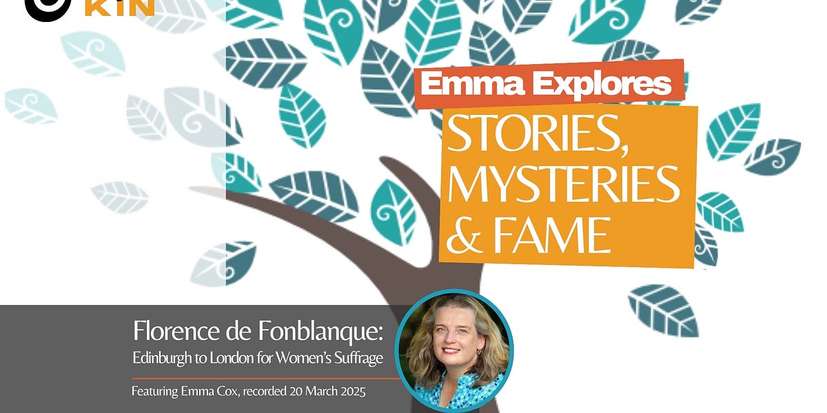 Emma Explores… Stories, Mysteries and Fame » Emma Cox » March 2025