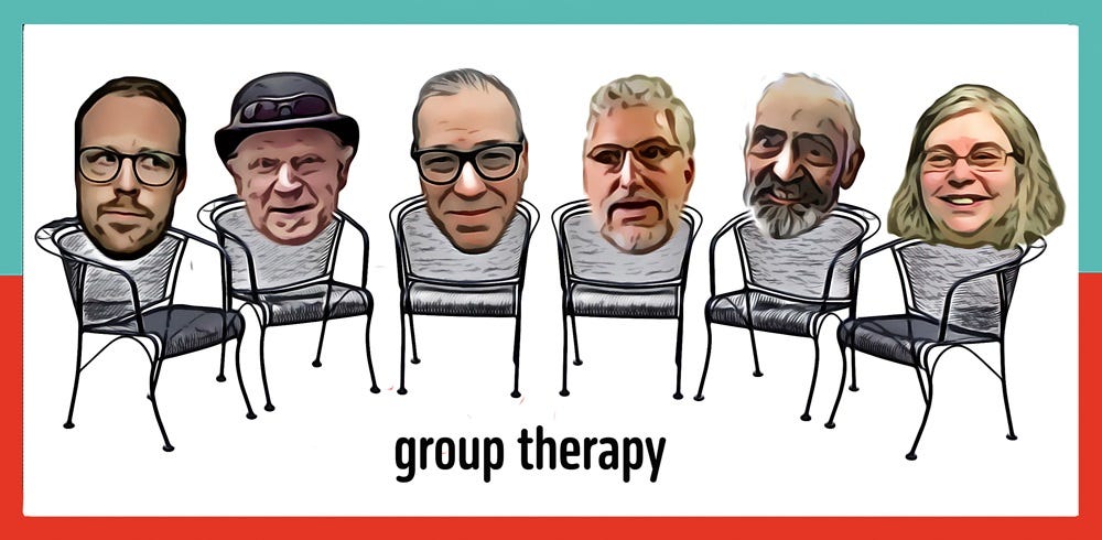 Group Therapy 109: The gang's all back together!