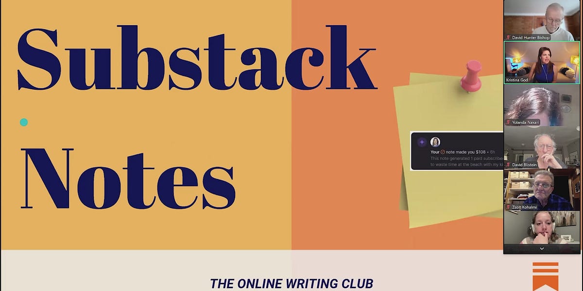 The Ultimate Substack Notes Masterclass to Get Started & Grow Your ...