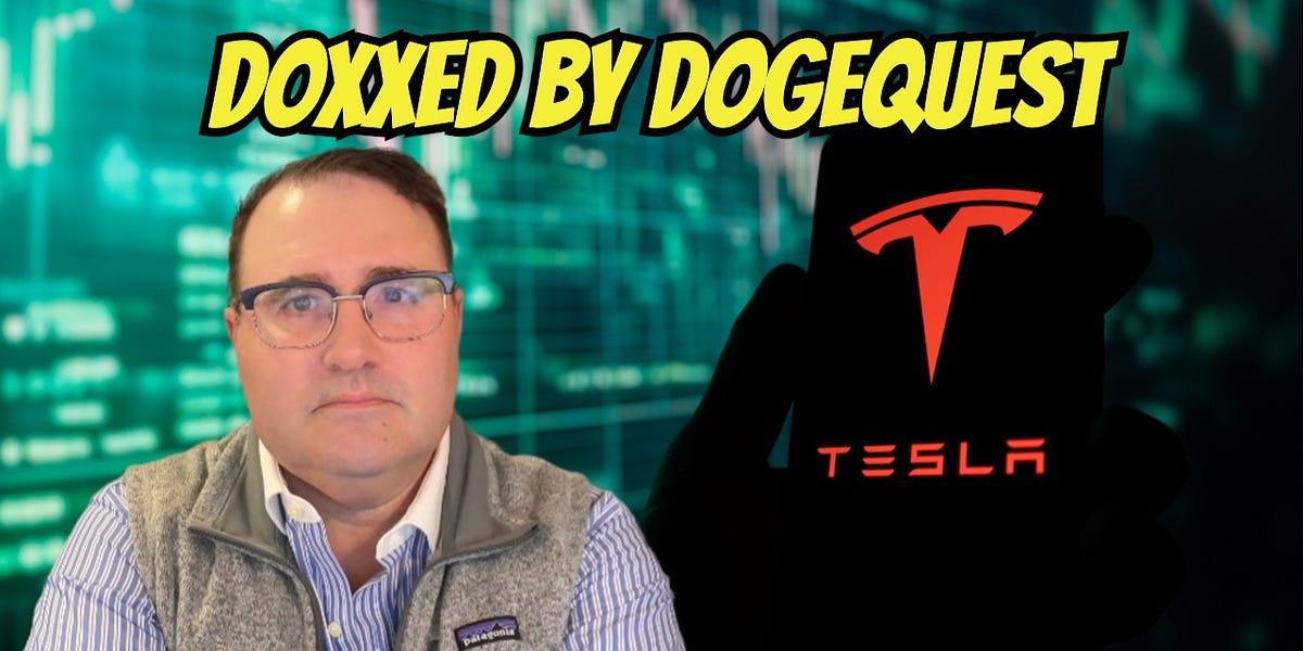 Tesla Owners Doxxed - The official Ryan McBeth Substack