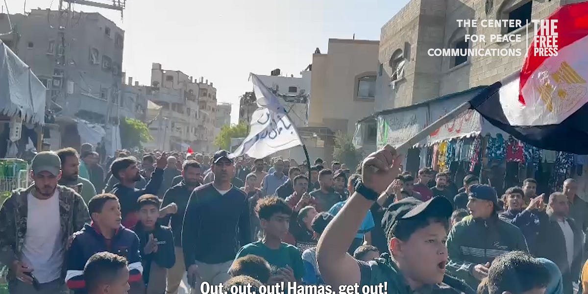 WATCH: Gazans Clash with Hamas as Historic Protests Escalate