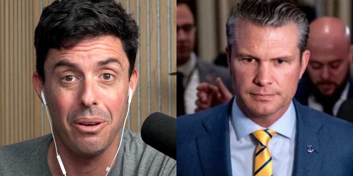 Knives Out For Hegseth! - by Tim Miller - The Bulwark