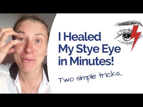 How I Healed 'Stye Eye' Naturally and Fast, Relief in Just 30 Minutes!