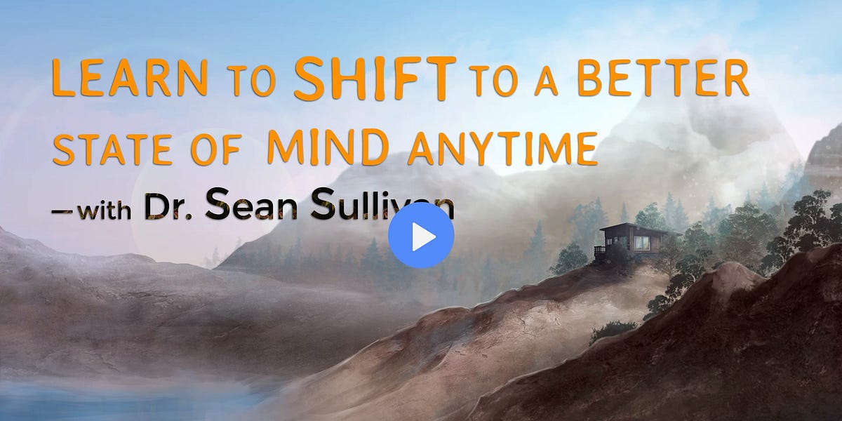 Welcome, friend. - by Dr. Sean Sullivan - SHIFT