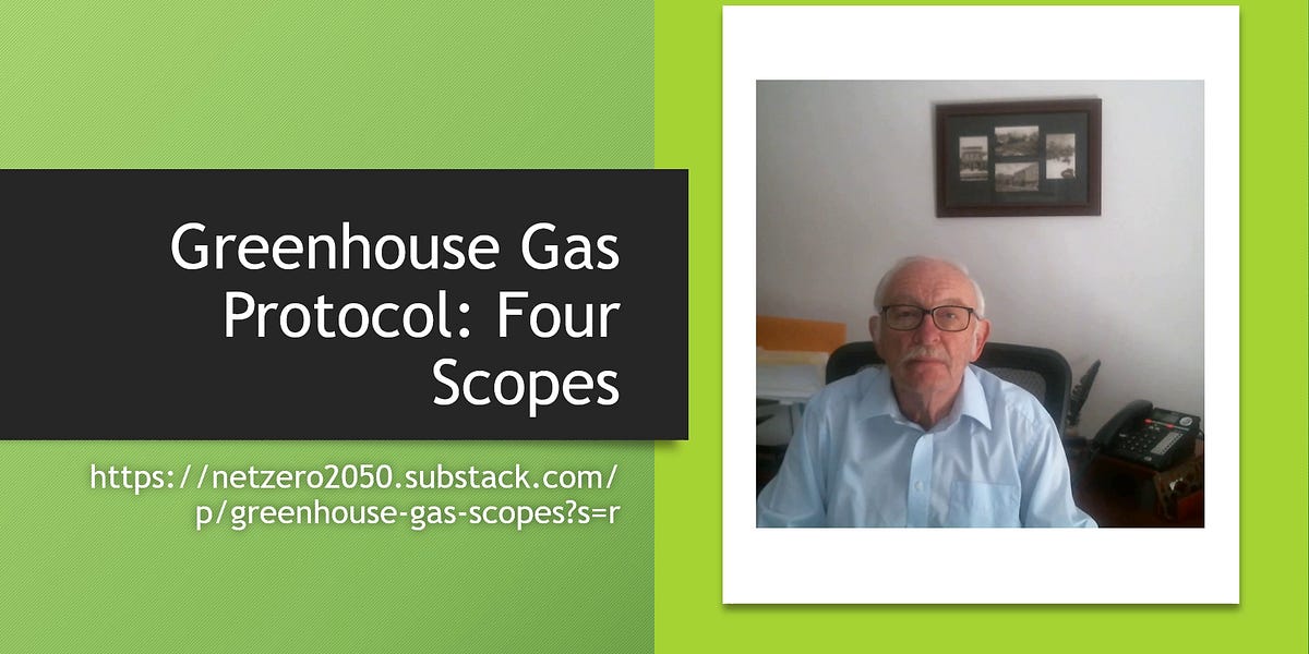 Greenhouse Gas Protocol: Four Scopes - by Ian Sutton