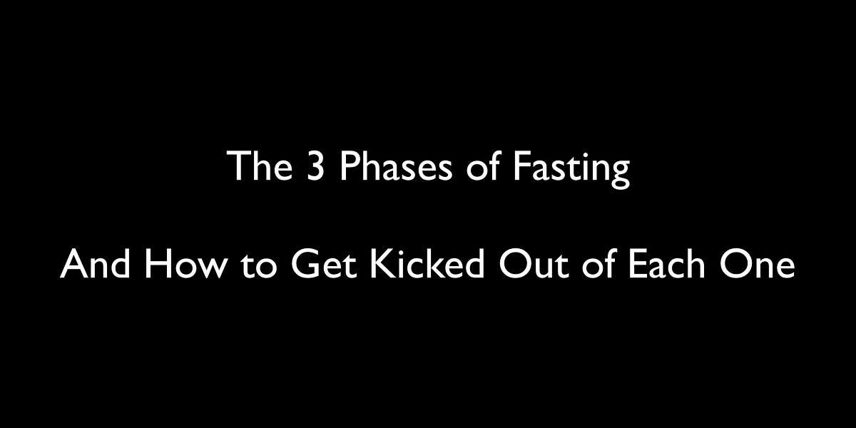 The 3 Phases of Fasting: And How to Get Kicked Out of Each One