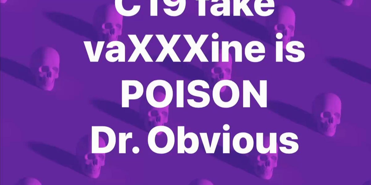 Dr. Obvious: POISON - Dr. Obvious aka Ben Marble, M.D.