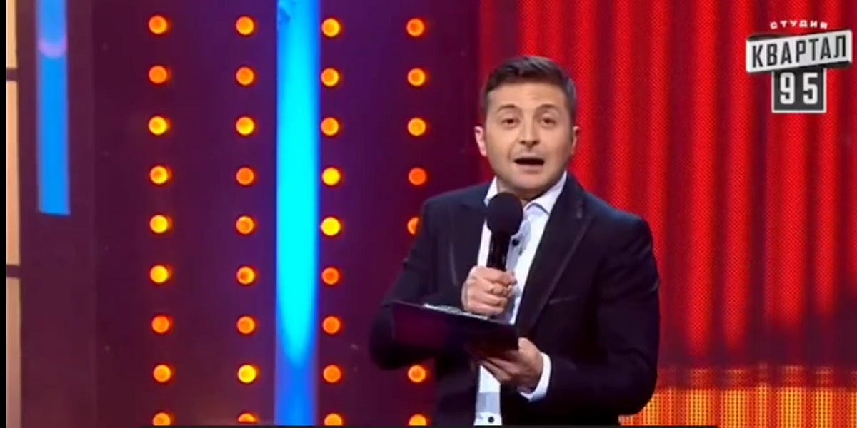President Zelenskyy vs Comedian Zelenskyy - by Esha