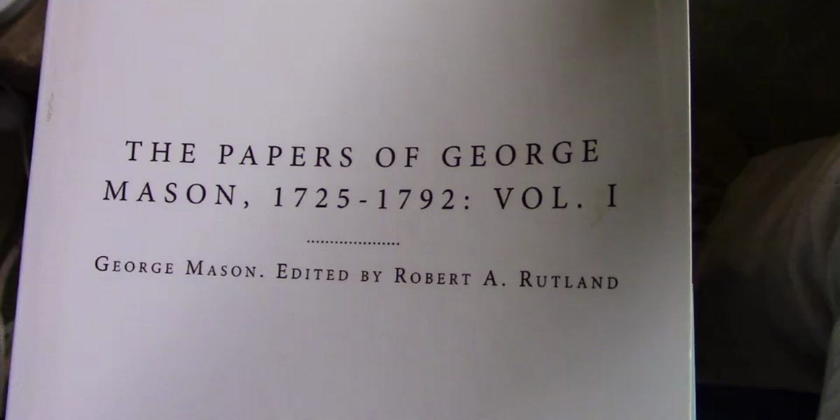 The Virginia Declaration of Rights June 12, 1776 Part One from The ...