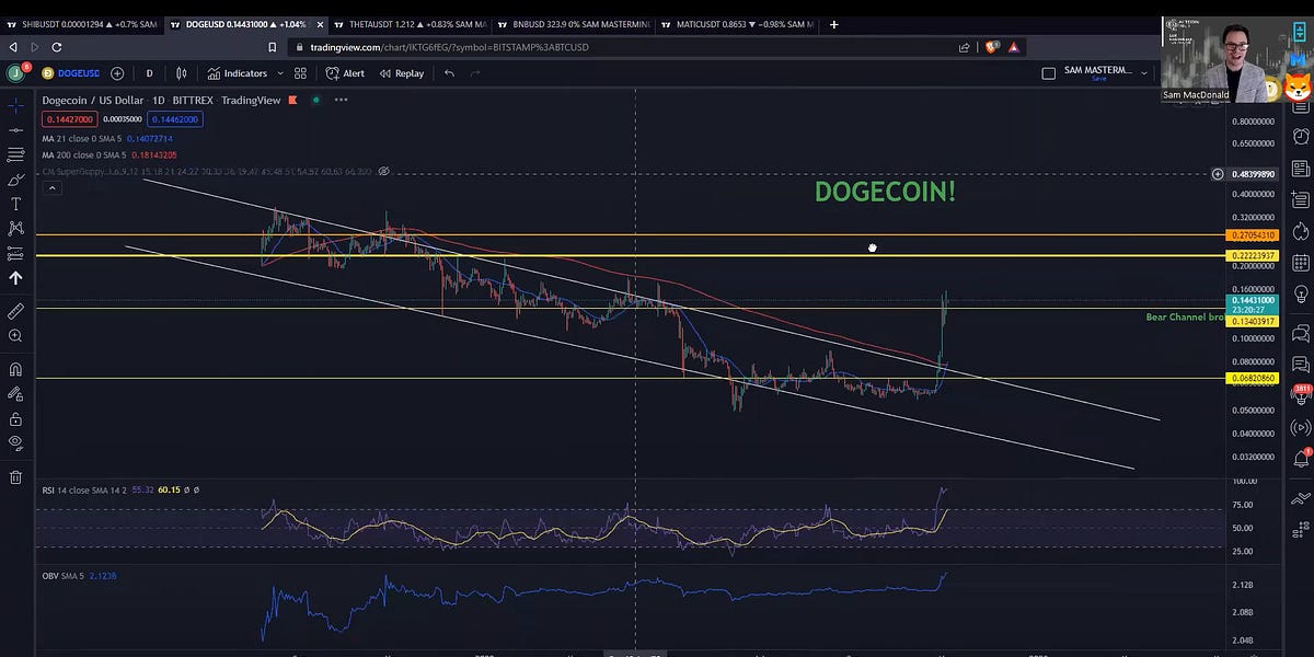 THE ALTCOIN BIBLE - The BIG WOOF! DOGE/SHIBA, THETA, MATIC & BNB are ...