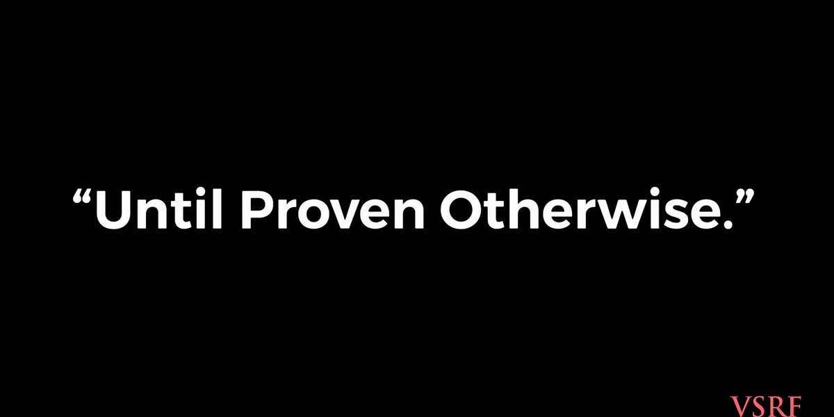 Exclusive Preview of: "Until Proven Otherwise"
