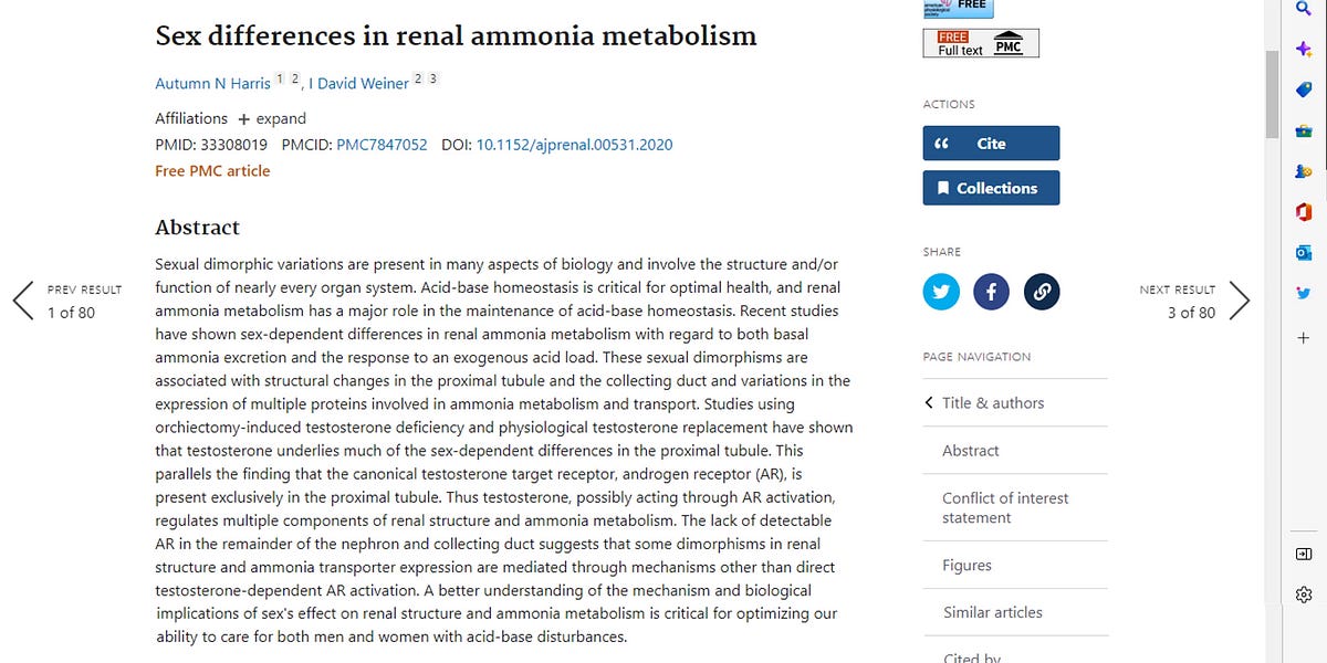 Sex Differences In Renal Metabolism Exulansic