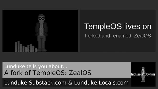TempleOS lives on... in a very weird way.