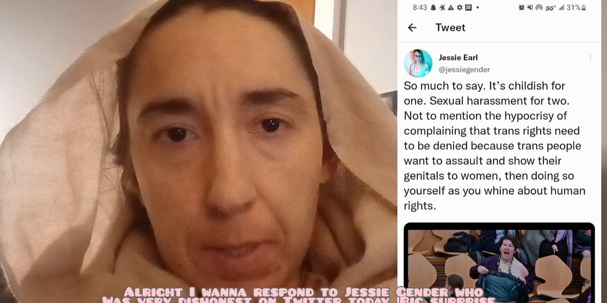 Jessie Gender deceives audience, inadvertently validates Scottish protestor