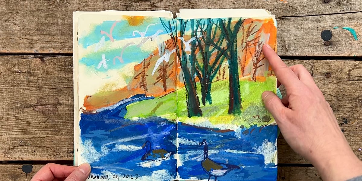 Weekend Sketches - by Sandi Hester - An Artist's Life