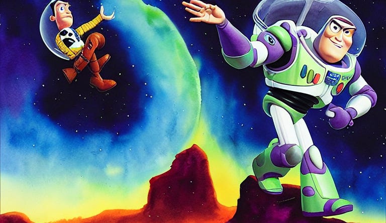 TOY STORY CIRCLES - by Leland Bjerg - Going in Circles