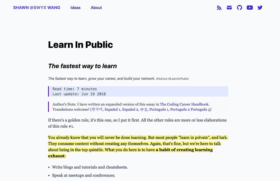 💌 23: How to #learninpublic - by Bituin Callanta