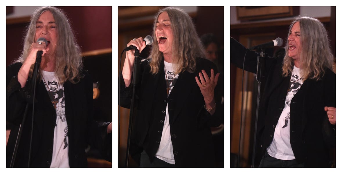 Patti Smith Only Cares About Doing The Work - by Caryn Rose