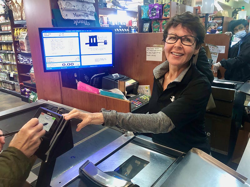 Meet NYC's Happiest Supermarket Cashier! - by Anne Kadet