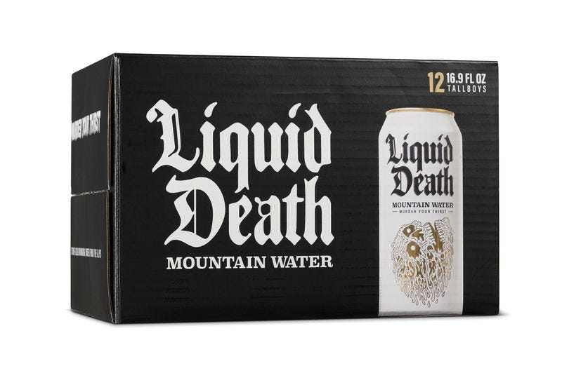 #87 米国発スタートアップ飲料水ブランド「Liquid Death」の時価総額が7億ドルに