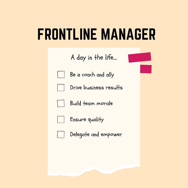 A day in the life of a frontline manager - by Helen H.